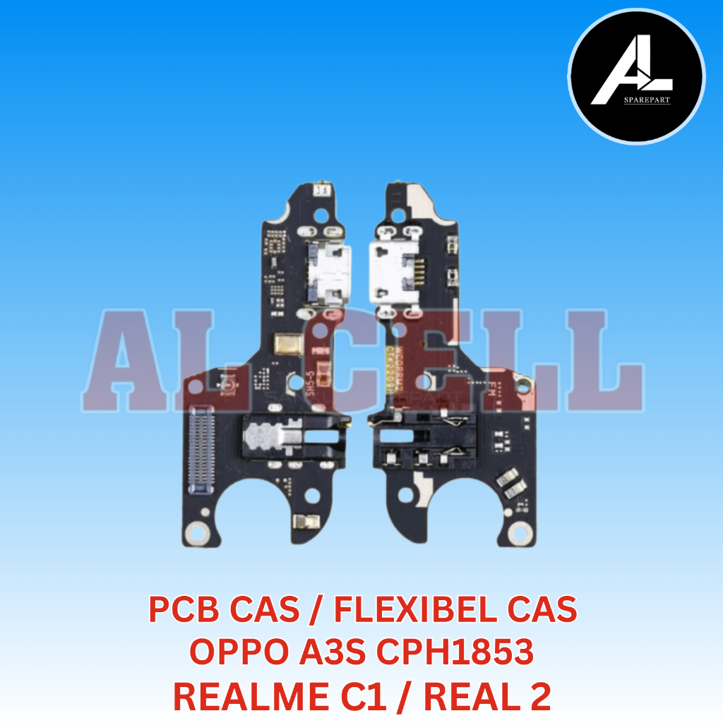 Jual FLEXIBLE OPPO A3S CPH1853 / REAL C1 / REAL 2 CONNECTOR CAS | Shopee Indonesia