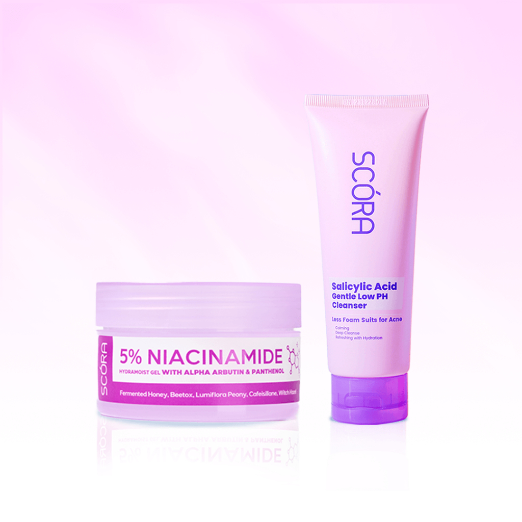 Jual PAKET MORNING BASIC SKINCARE-SCORA 5% Niacinamide Hydramoist Gel ...