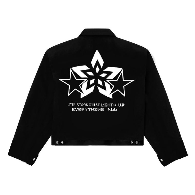 Jual Boxy-Work-Jacket -Hitam-Pria-Urban-wear-bintang Jaket kerja ...