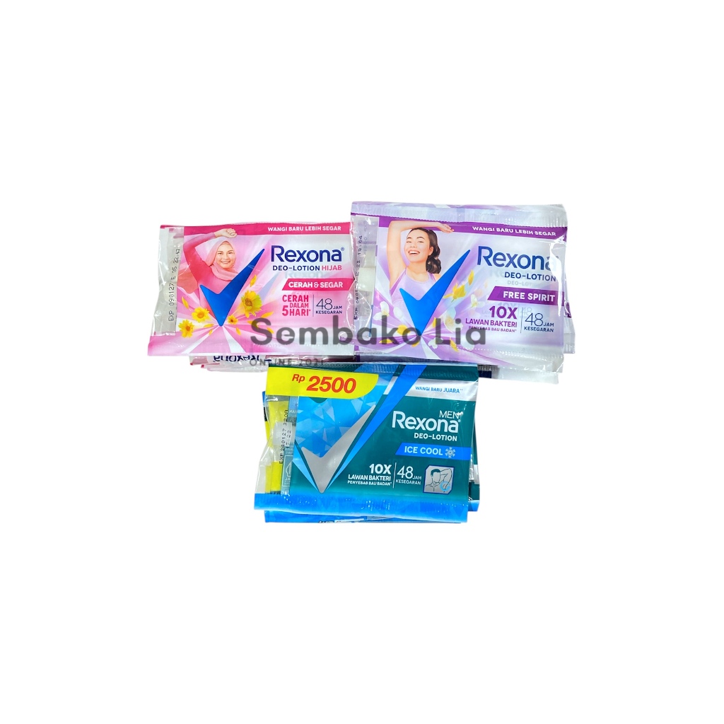 Jual Rexona Sachet Ecer Rexona Deo Lotion Sachet Rexona Men Advance ...