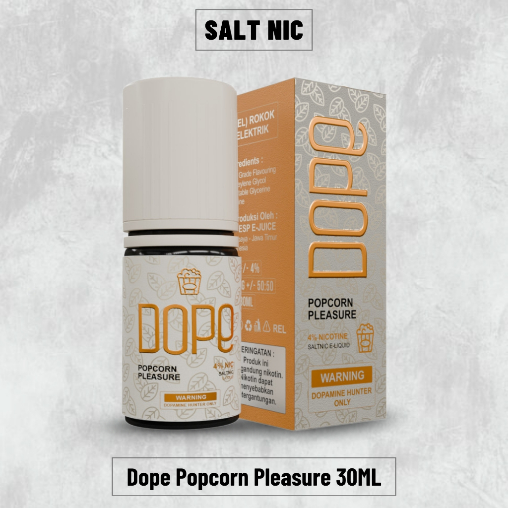 Jual Dope Popcorn Pleasure Salt Nic 30mL by Dope Juice - Liquid Dope ...