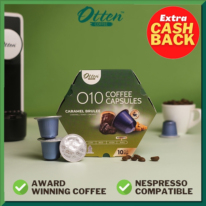 Jual Kopi Kapsul - O10 Caramel Brulee Coffee Capsule | Kapsul Nespresso ...