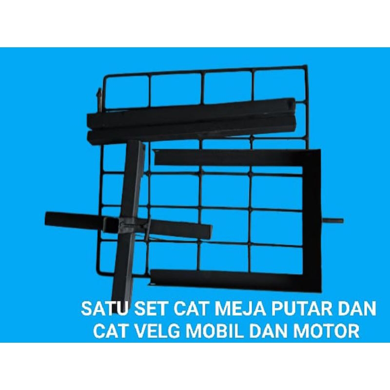 Jual Meja cat putar / meja cat body motor / stand cat motor body / cat ...