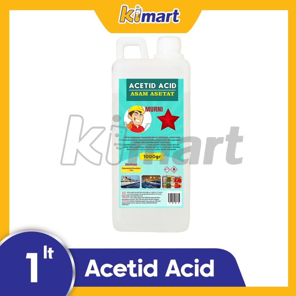 Jual Acetid Acid 1kg EXTRA BUBBLE WRAP Biang Cuka ASAM ASETAT ASAM CUKA ...
