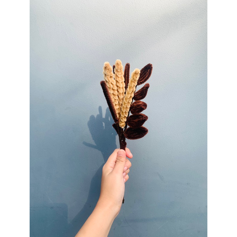 Jual GANDUM atau RUMPUT ILALANG bunga kawat bulu mercy isi 5 tangkai ...