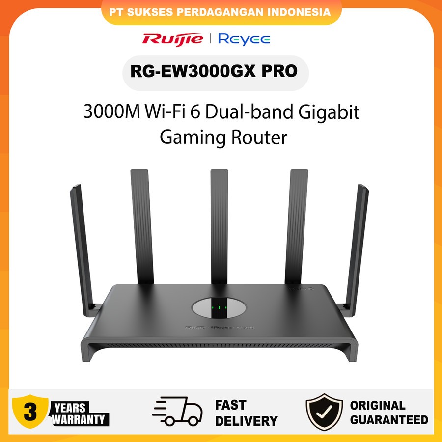 Jual RUIJIE REYEE Routeur gaming Gigabit dual bande Wi-Fi 6 3000M RG-EW3000GX PRO | Shopee Indonesia