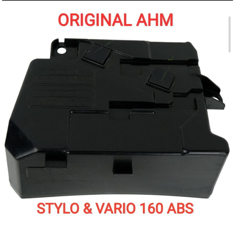 Jual cover aki vario & stylo ABS original AHM 81255-K2S-N10 | Shopee ...