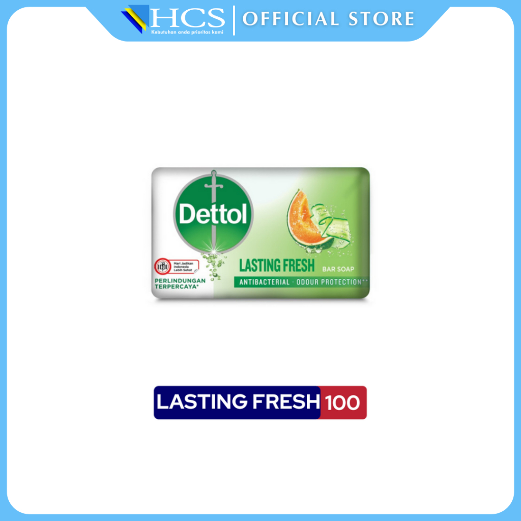 Jual DETTOL LASTING FRESH HIJAU MUDA SABUN BATANG 100GR | Shopee Indonesia