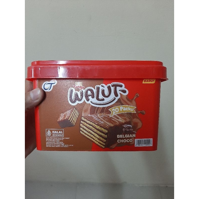 Jual TANGO WALUT Rasa Belgian Choco isi 20 PACK | Shopee Indonesia