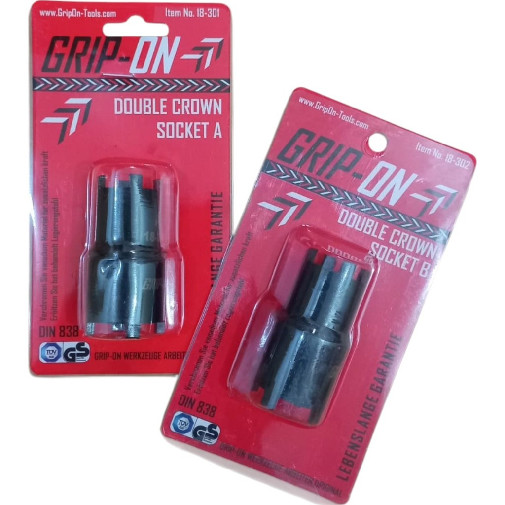 Jual DOUBLE CROWN SOCKET B GRIP ON 18-302 KUNCI MAHKOTA - MUR KOPLING ...