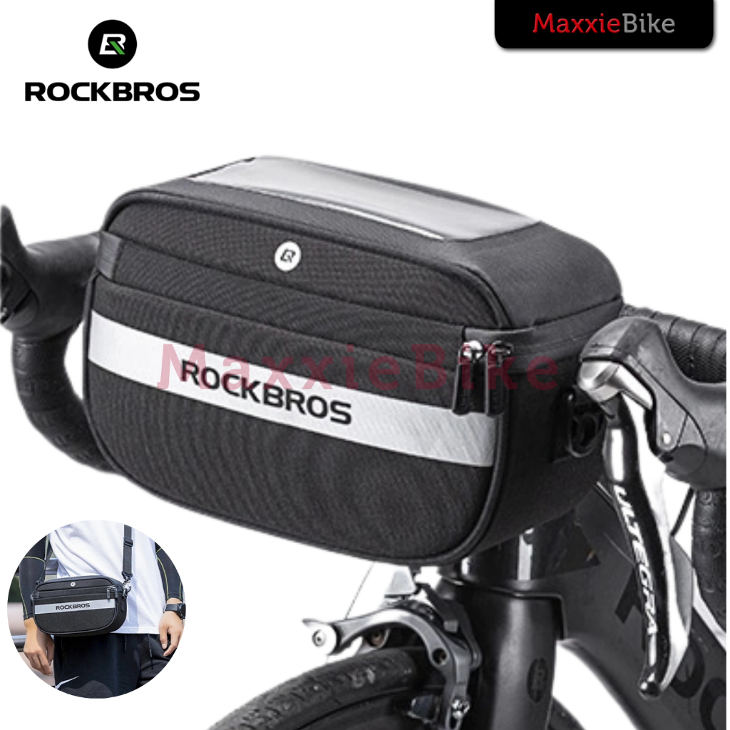 Jual ROCKBROS ROCKBROS B27 Tas Stang Sepeda Bike Handlebar Bag ...