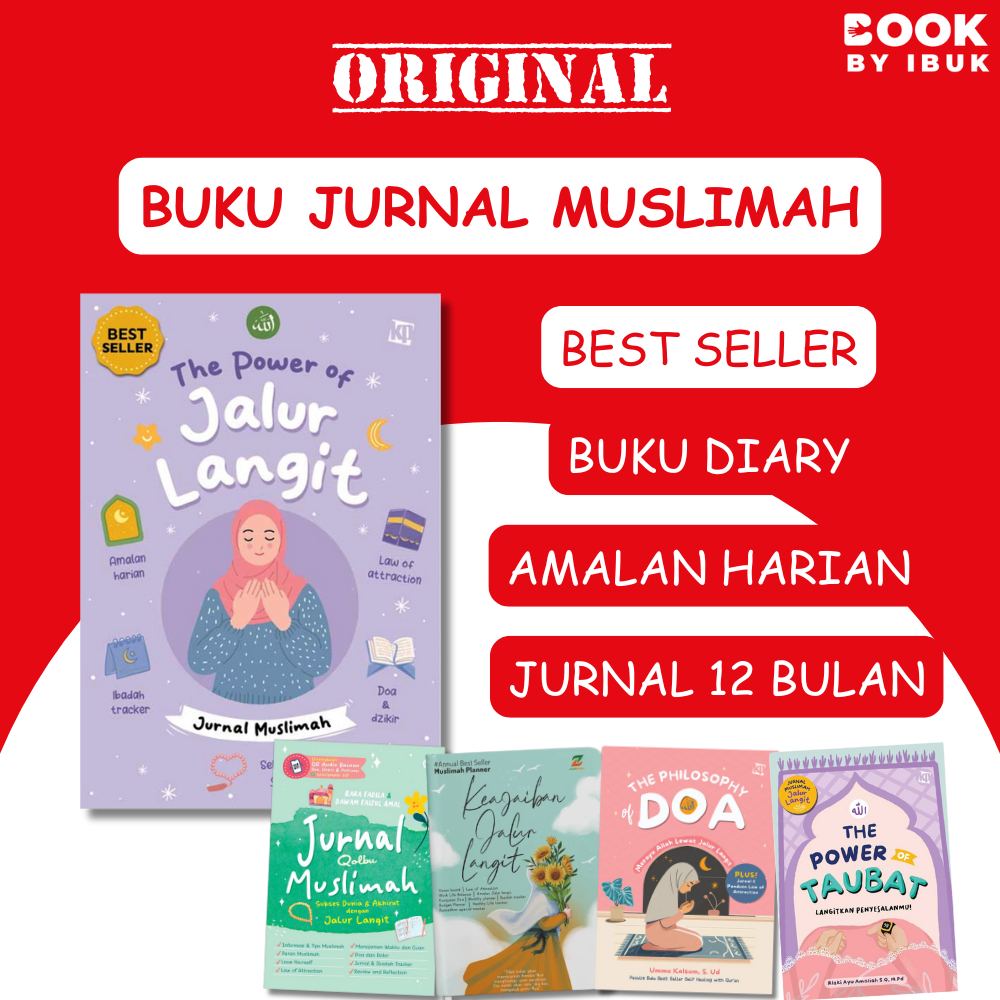 Jual Buku Jalur Langit, Buku Jurnal Muslimah, Buku Doa Muslimah, Buku ...