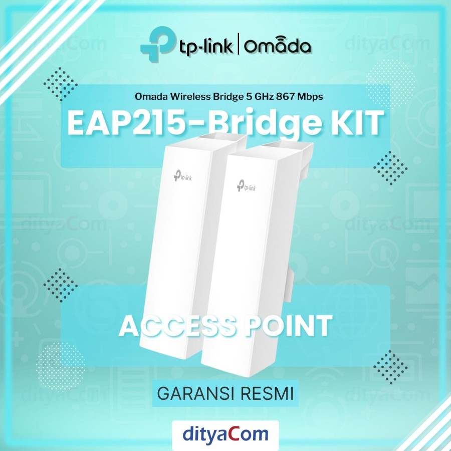 Jual TP-LINK EAP215-Bridge KIT OMADA WIRELESS BRIDGE 5GHz 867Mbps LONG ...