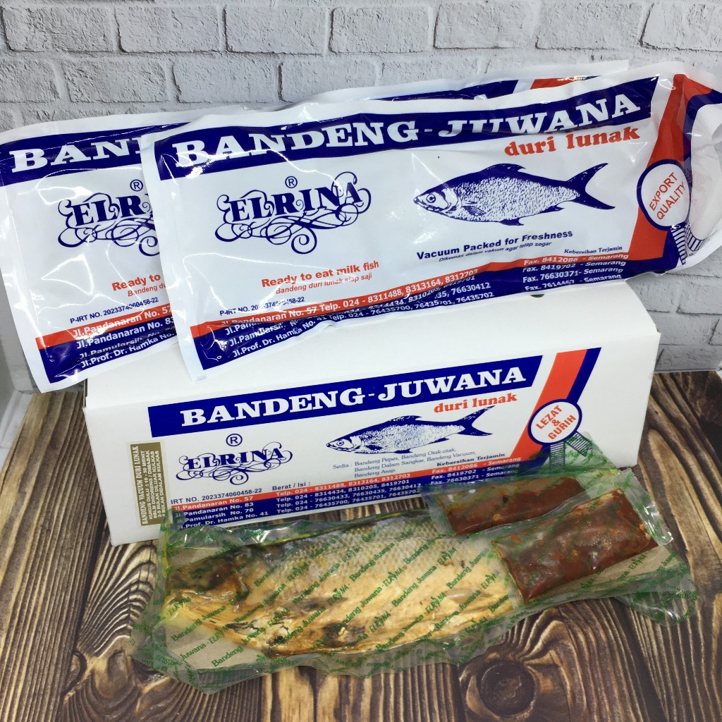 Jual Bandeng Presto Juwana ELRINA Khas Semarang - 1 Box Isi 2 | Shopee ...