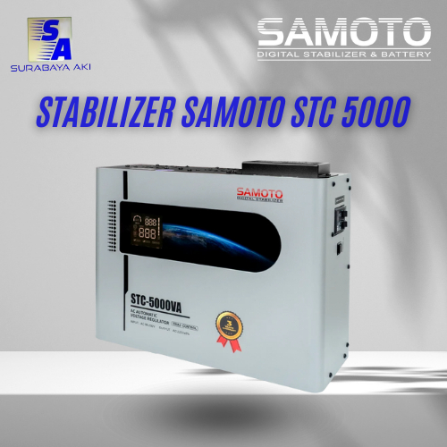 Jual SAMOTO Stabilizer Triac Control STC-5000 5000VA - SAMOTO STC 5000 | Shopee Indonesia