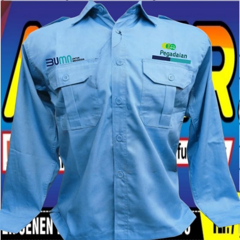 Jual Kemeja pegadaian seragam pegadaian baju pegadaian pdh pegadaian ...