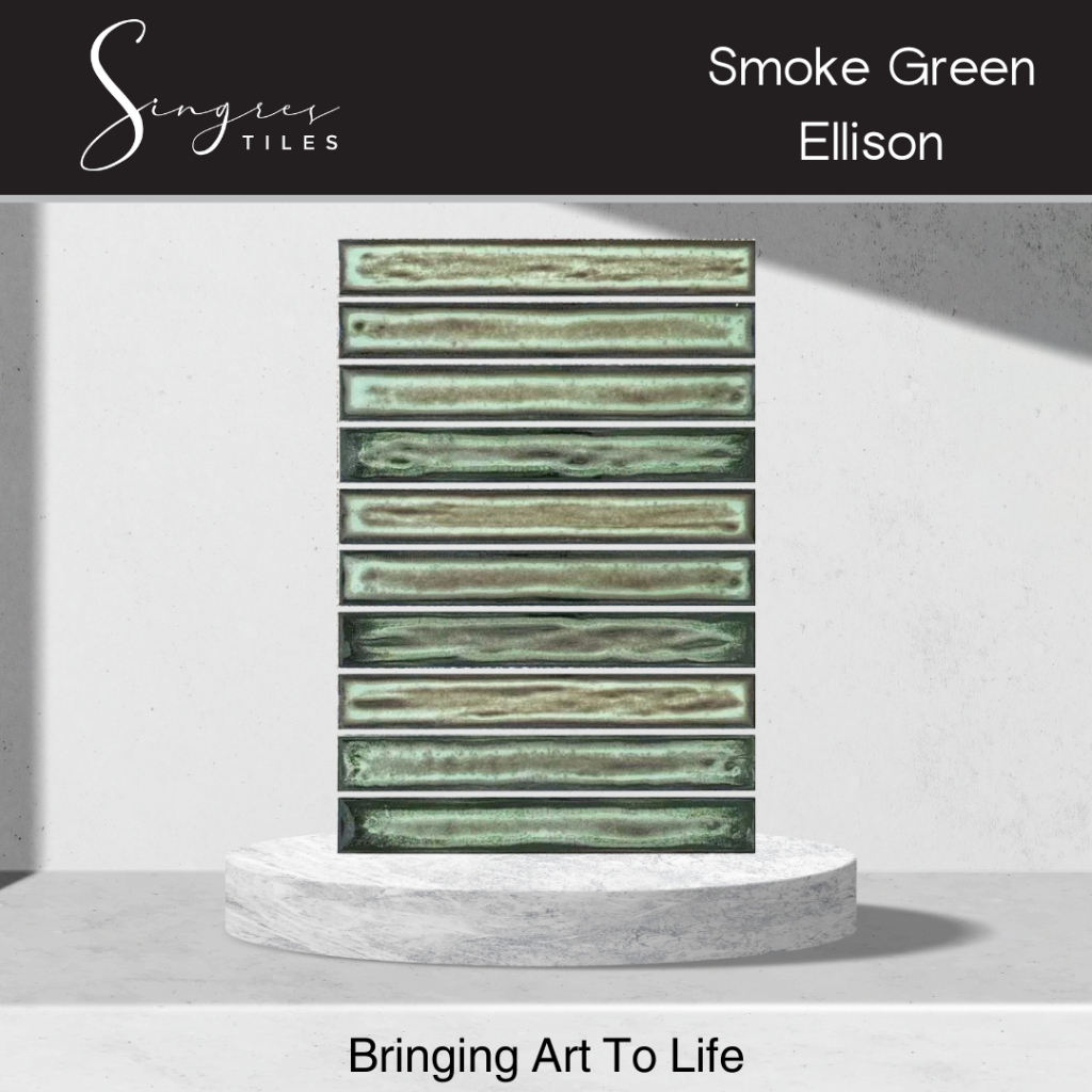 Jual Singres Tiles - Smoke Green Ellison Mosaic Tiles | Shopee Indonesia