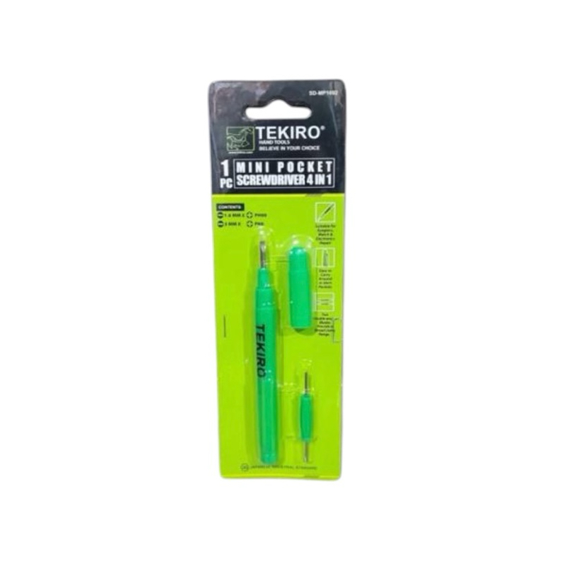 Jual Tekiro Obeng Saku Mini 4 in 1 - Poket Mini Screwdriver | Shopee ...