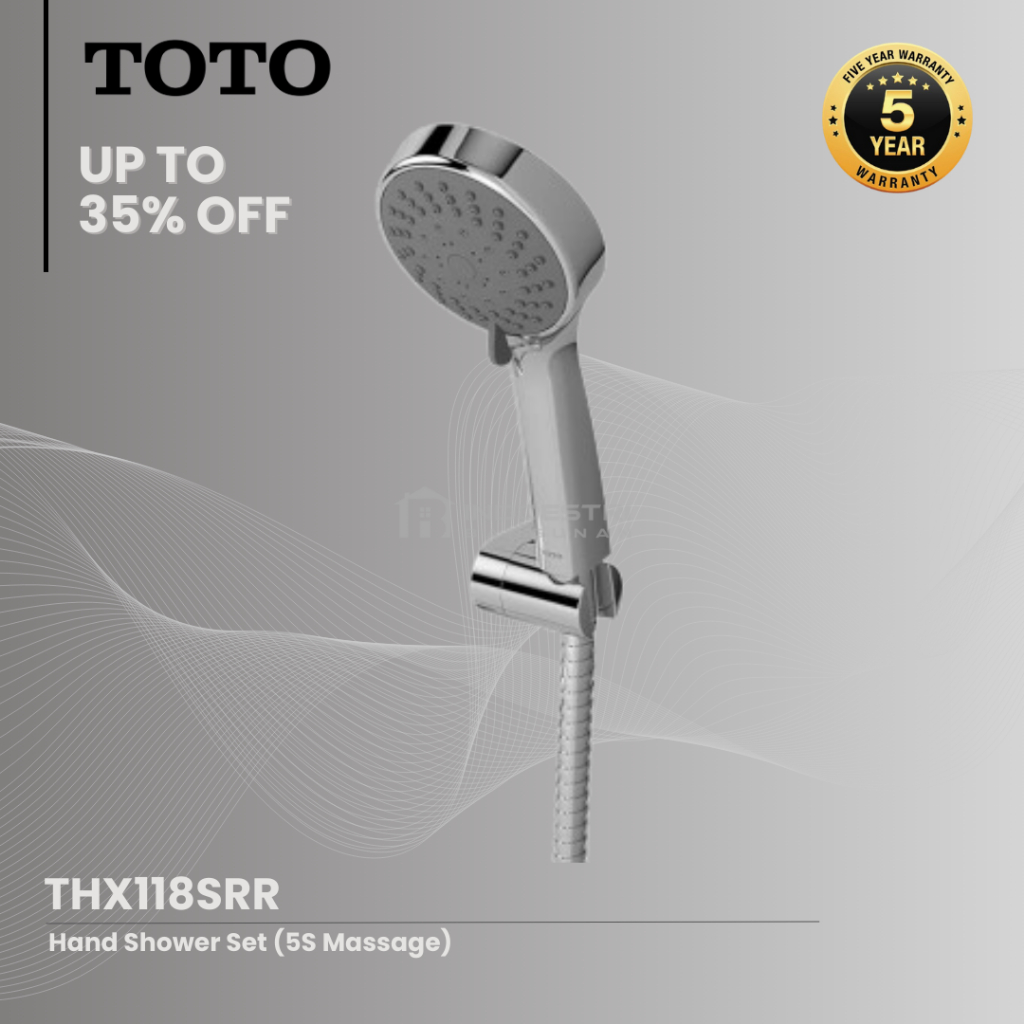 Jual Hand Shower Set TOTO THX118SRR (5 Shower Massage) | Shopee Indonesia