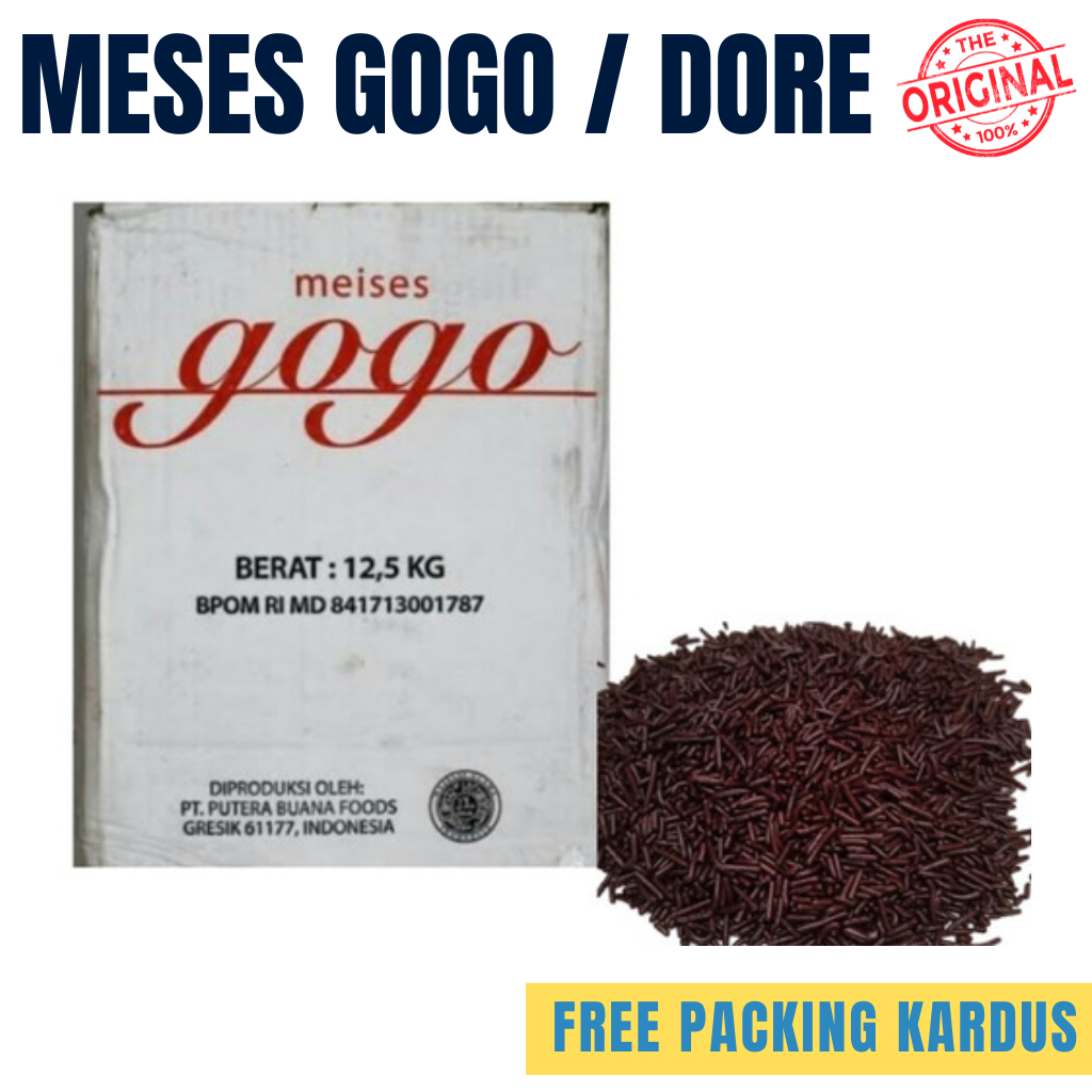 Jual MESIS/MESES GOGO COKLAT 1KG / MEISES COKLAY MURAH DORE GOGO COKLAT ...