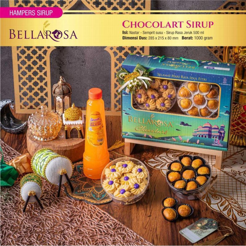 Jual Hampers parcel sirup bellarosa chocolart | Shopee Indonesia