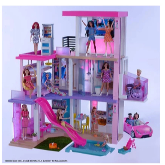 Jual Barbie Dreamhouse with Pool, Slide, Elevator, Lights & Sounds ...