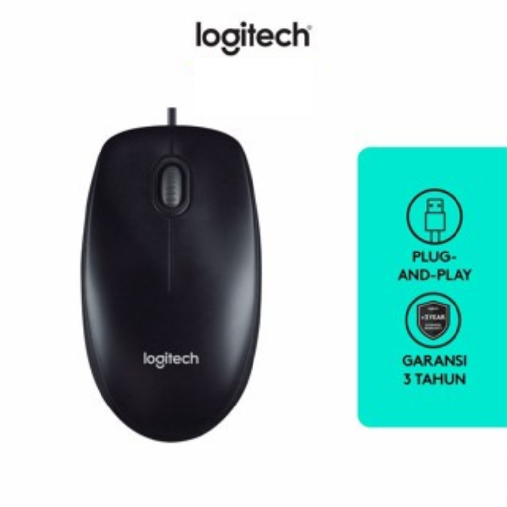 Jual LOGITECH M100r Mouse Usb Kabel | Shopee Indonesia