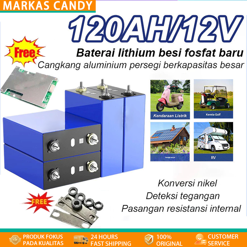 Jual FREE BMS 12V Lifepo4 Baterai 120AH UPS BMS【CATL/BYD】Lifepo4 Baterai 120AH 4000 Cycle Solar ...