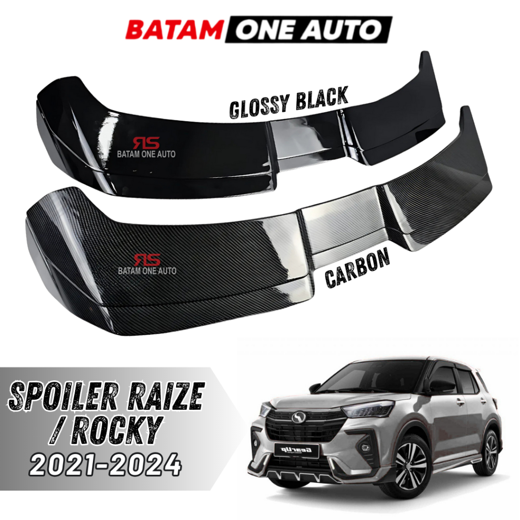 Jual Spoiler Toyota Raize Daihatsu Rocky 2021 2022 2023 2024 RS Spoiler ...