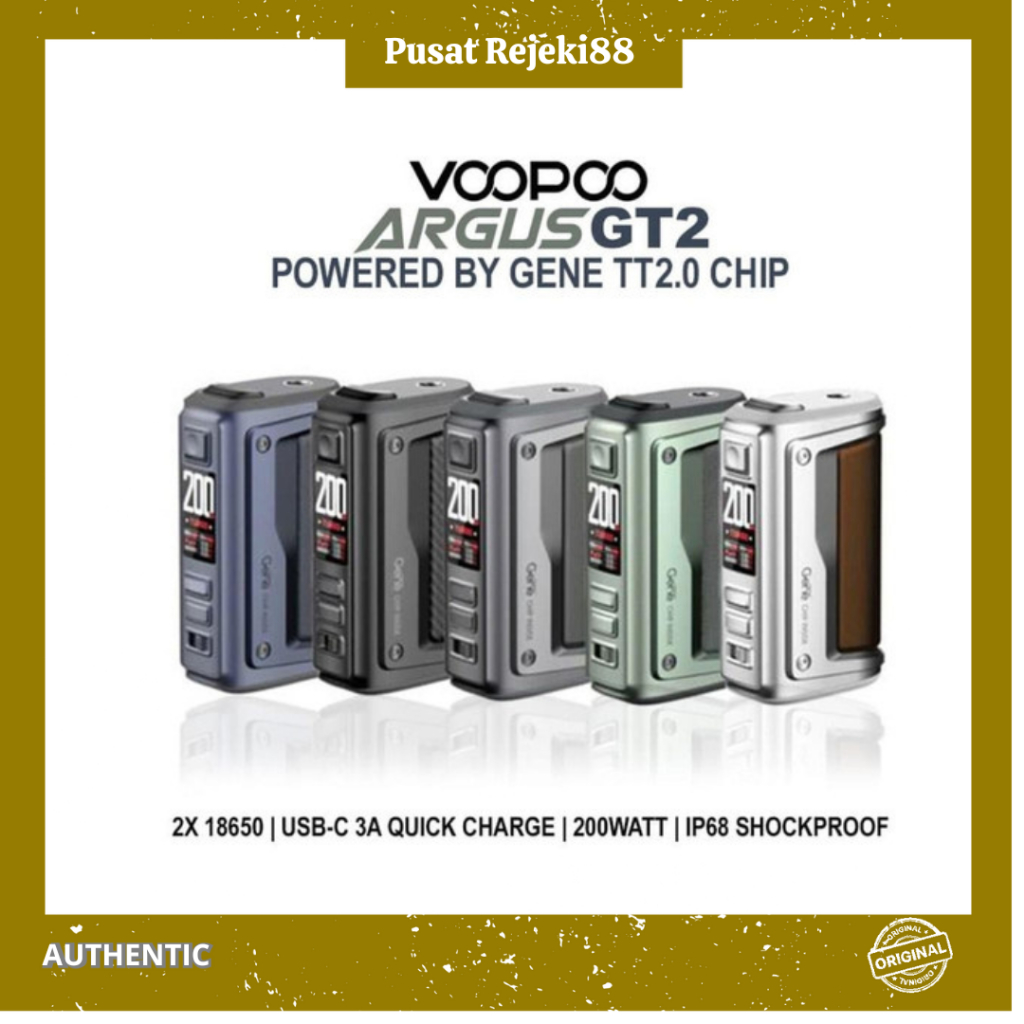 Jual Voopoo Mod Argus GT 2 Box Mod ONLY 200W - AUTHENTIC | Shopee Indonesia