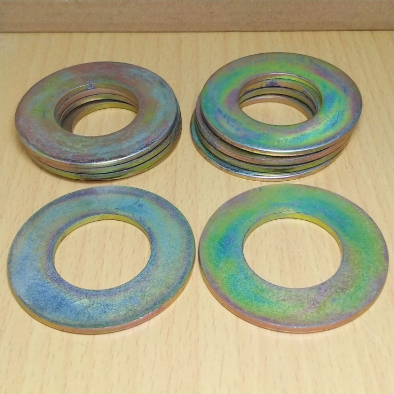Jual ring plat 1" x 50mm tebal 2,2mm washer plat m25 zinc plating ...