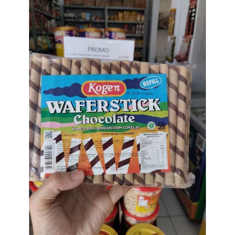 Jual Kogen Astor Wafer Stick Chocolate Refill uk 500gr | Shopee Indonesia