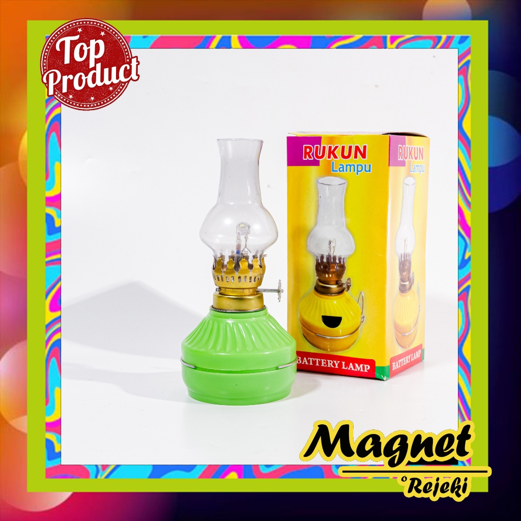 Jual Lampu Teplok Lampu Darurat Oblek Baterai AA - Lampu Oblek Model ...