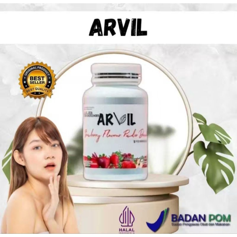 Jual ARVIL Collagen Drink Original Infus Whitening Minuman Pemutih ...
