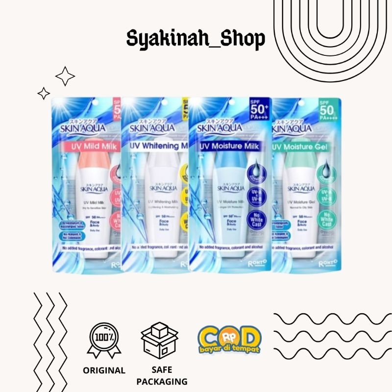 Jual SKIN AQUA SUNCREEN SPF 50 PA +++ | Shopee Indonesia
