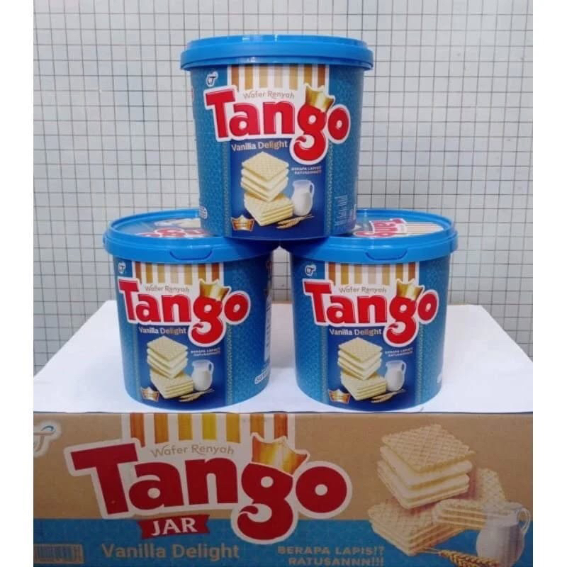Jual tango wafer jar 240g 2 varian rasa cokelat dan juga vanilla ...