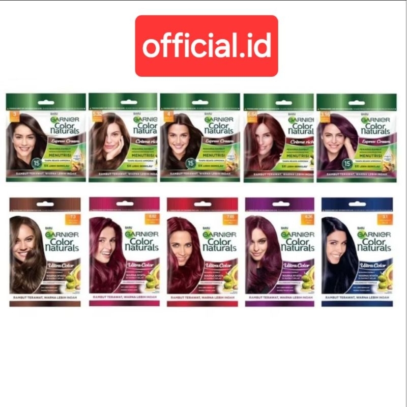 Jual Garnier Color Pewarna Rambut Sachet | Shopee Indonesia
