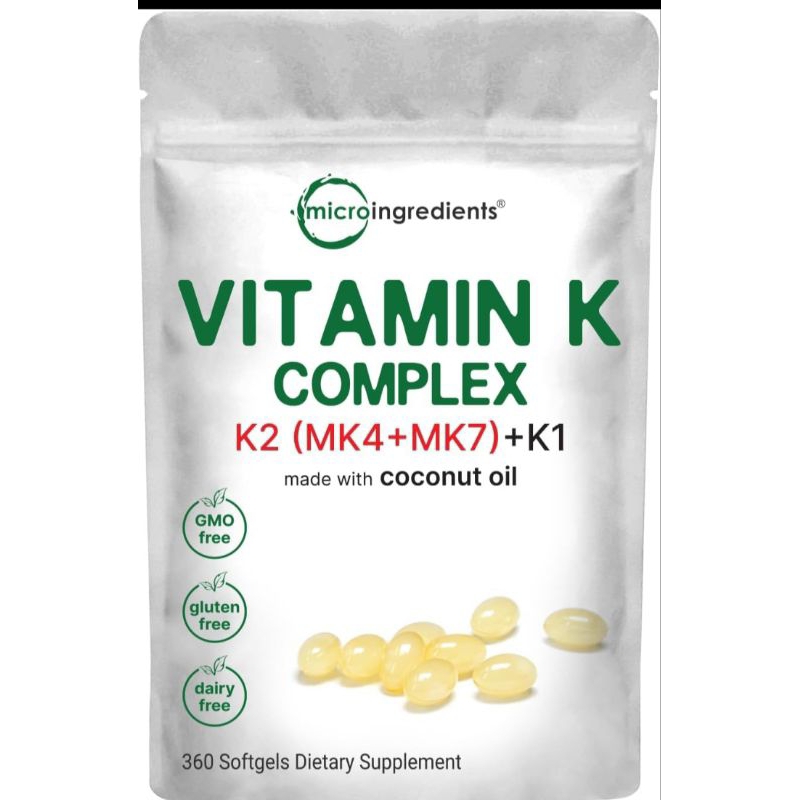 Jual microingredients vitamin K complex K2 Mk4-Mk7 K1 1500Mcg With ...