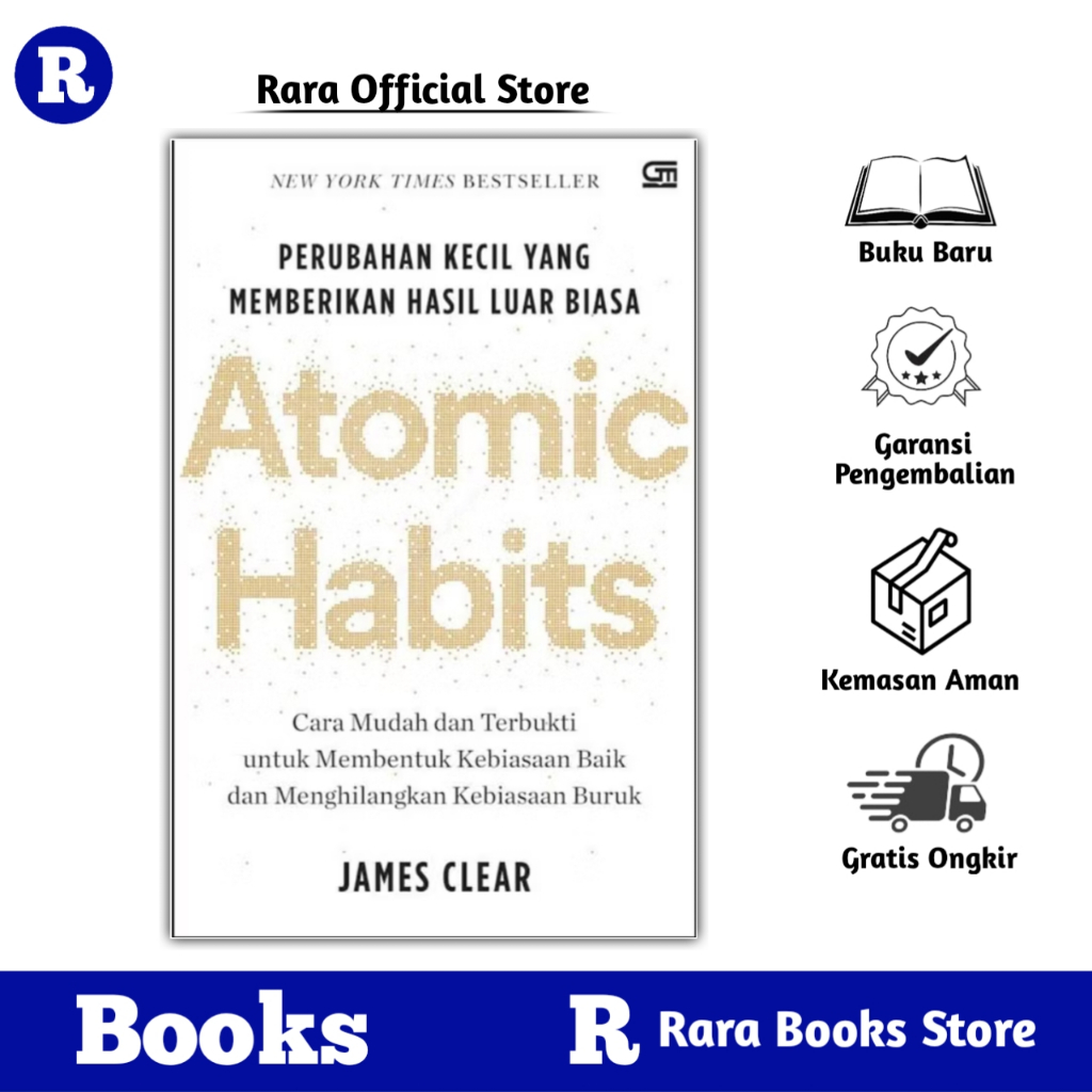 Jual Buku Atomic Habits Perubahan Kecil Yang Memberikan Hasil Luar Biasa James Clear | Shopee ...