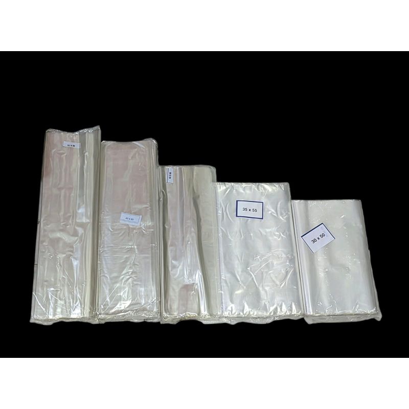 Jual PLASTIK PP POLOS PACKING LAUNDRY KILOAN UK LENGKAP | Shopee Indonesia