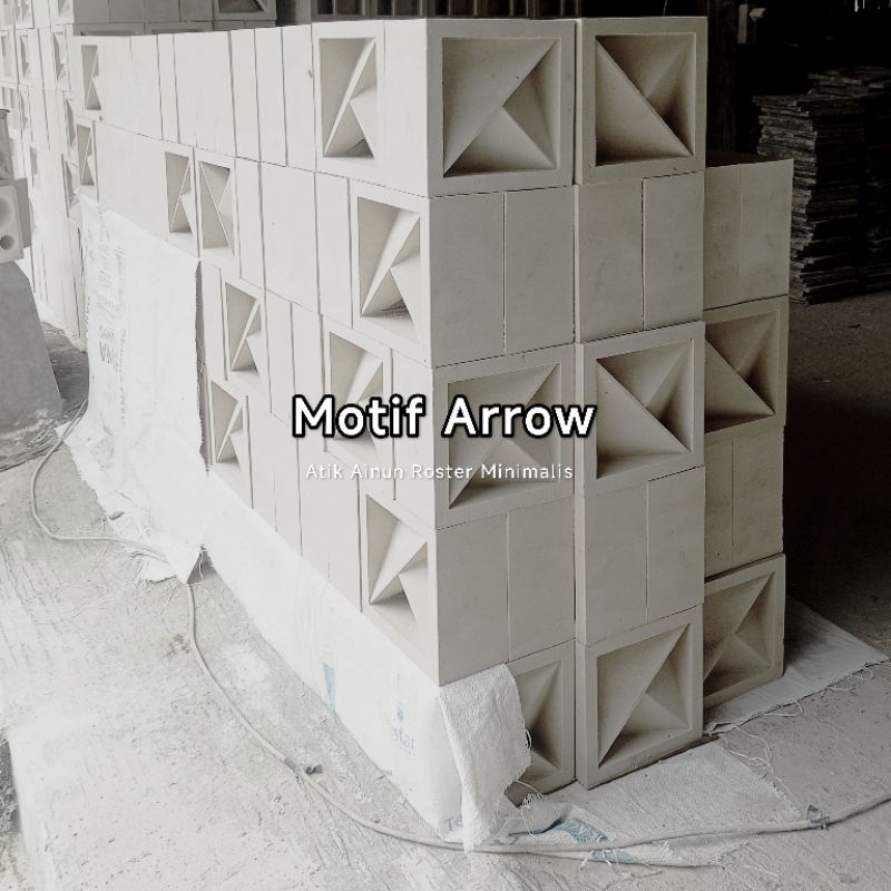 Jual ROSTER Motif Arrow | Dekorasi rumah | Ventilasi rumah | Shopee ...