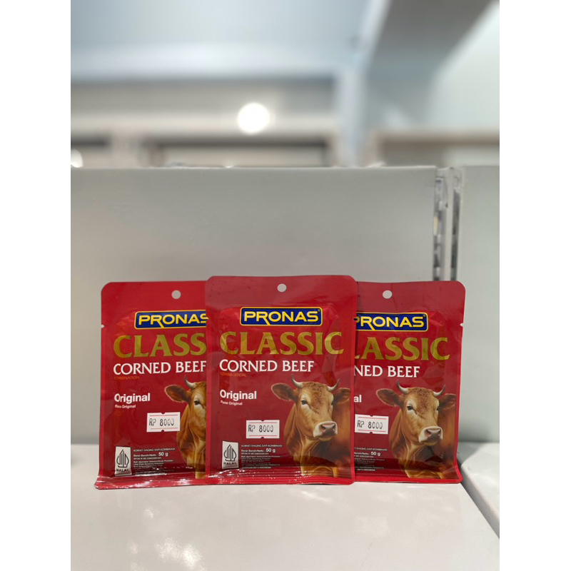 Jual PRONAS CLASSIC CORNET BEEF 50g | Shopee Indonesia