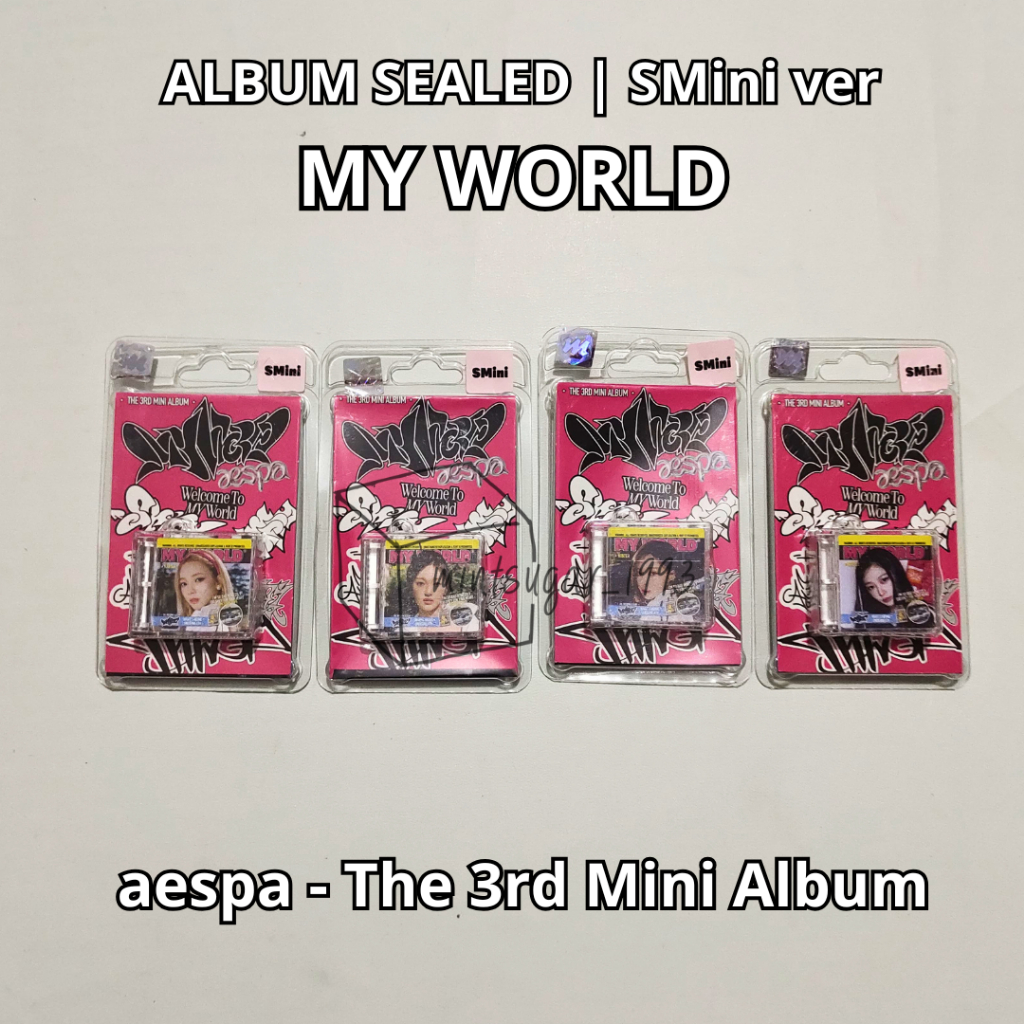 Jual [ READY STOCK SEALED NEW ] AESPA - The 3rd Mini Album [ MY WORLD ] ( SMini Ver. ) ( Smart ...