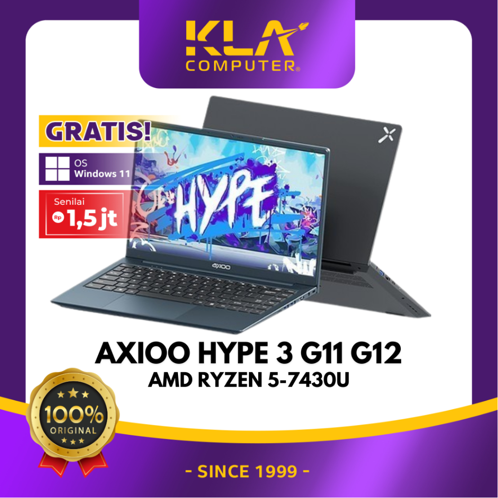 Jual Axioo Mybook Hype 3 G11/ G12 I3 1125G4/1215 8/16 GB 256/512 GB SSD ...