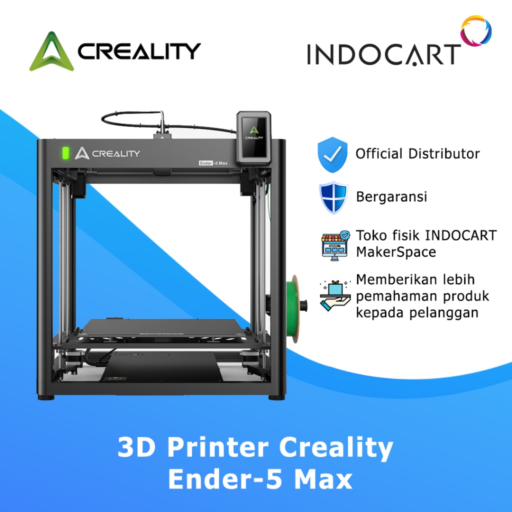 Jual 3D Printer Creality Ender-5 Max Beefy Solid Frame and High Speed ...