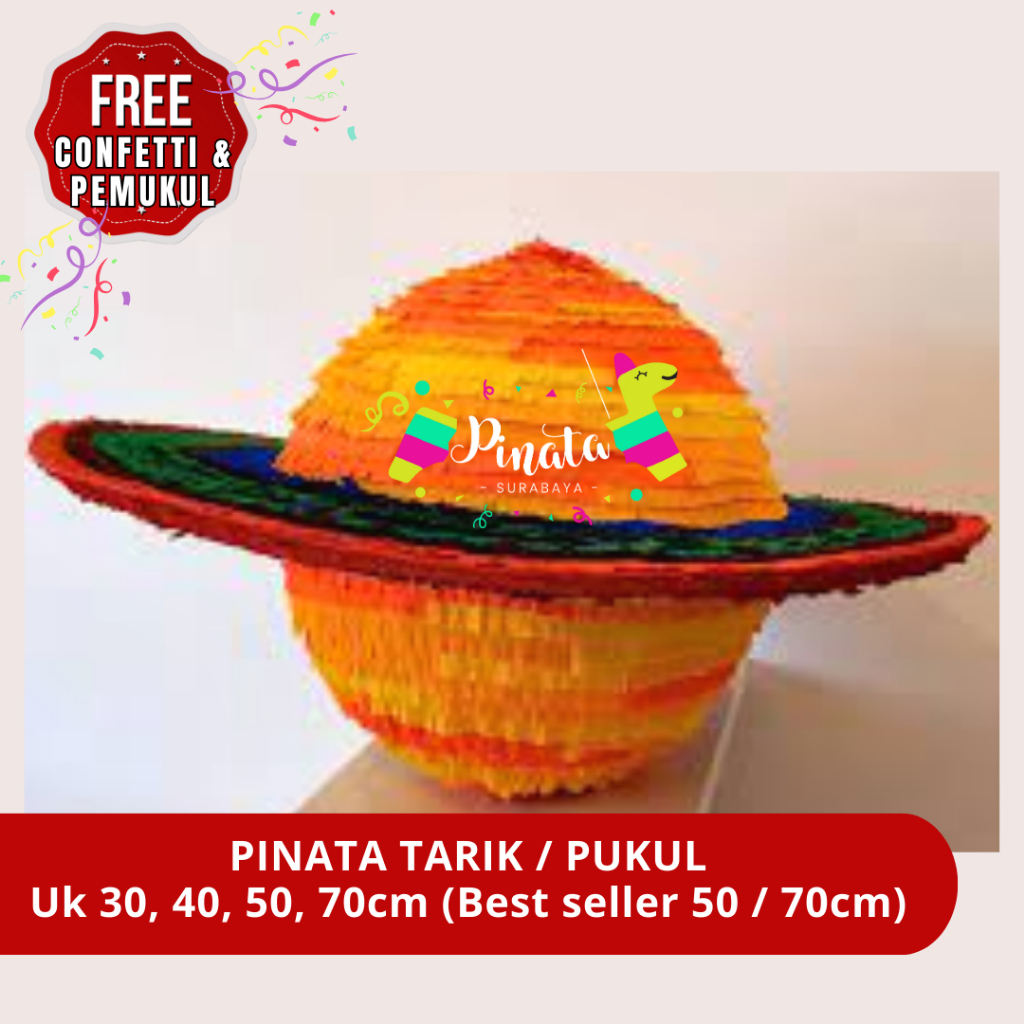 Jual Pinata 3D Planet Saturnus Jupiter | Shopee Indonesia