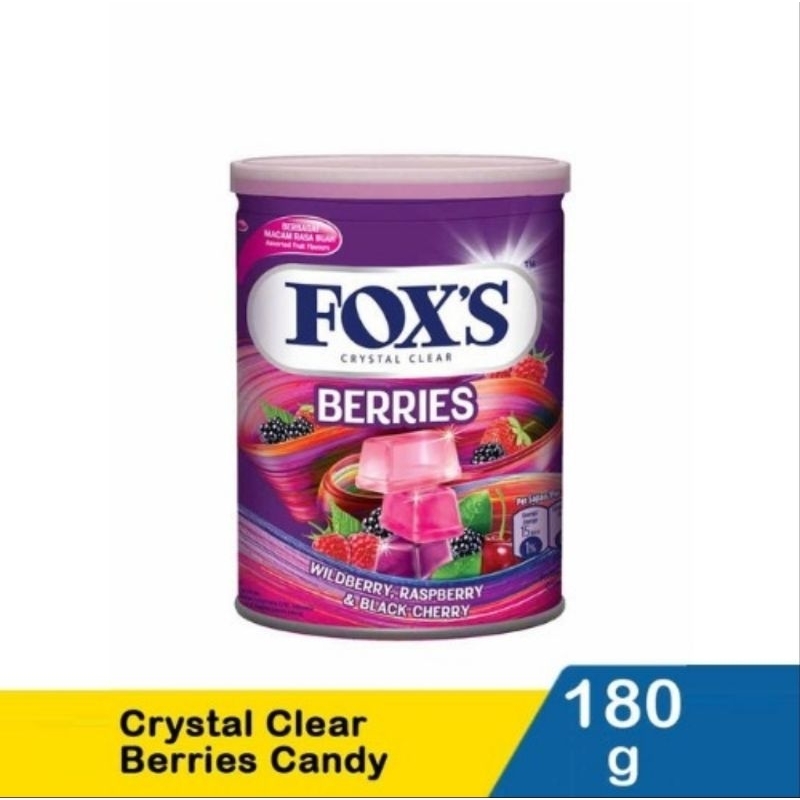 Jual Permen fox permen kalsik candy FOX kaleng 180g permen rasa buah ...