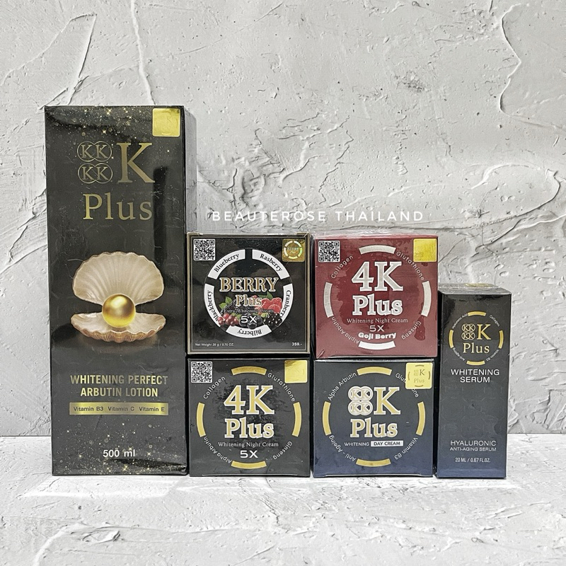 Jual 4K Plus Whitening Night Cream Original Thailand (EXP 16/04/2027 ...