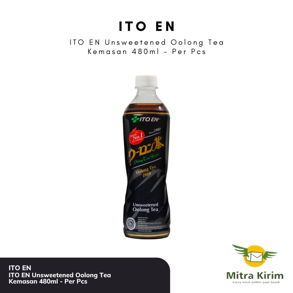 Jual ITO EN Unsweetened Oolong Tea No Sugar Kemasan 480ml - Per Pcs | Shopee Indonesia