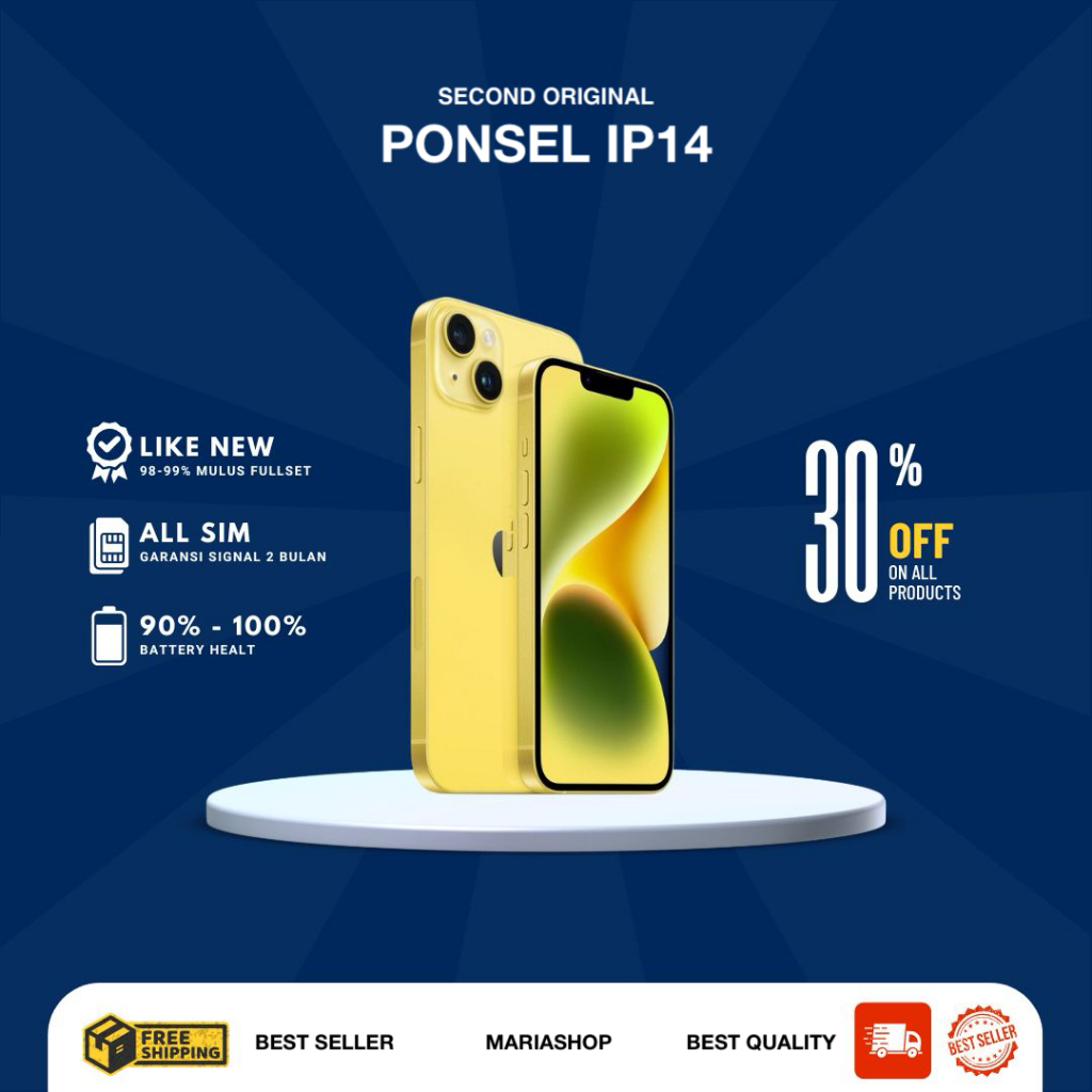 Jual IP14 256GB/128GB SECOND ORIGINALS | Shopee Indonesia